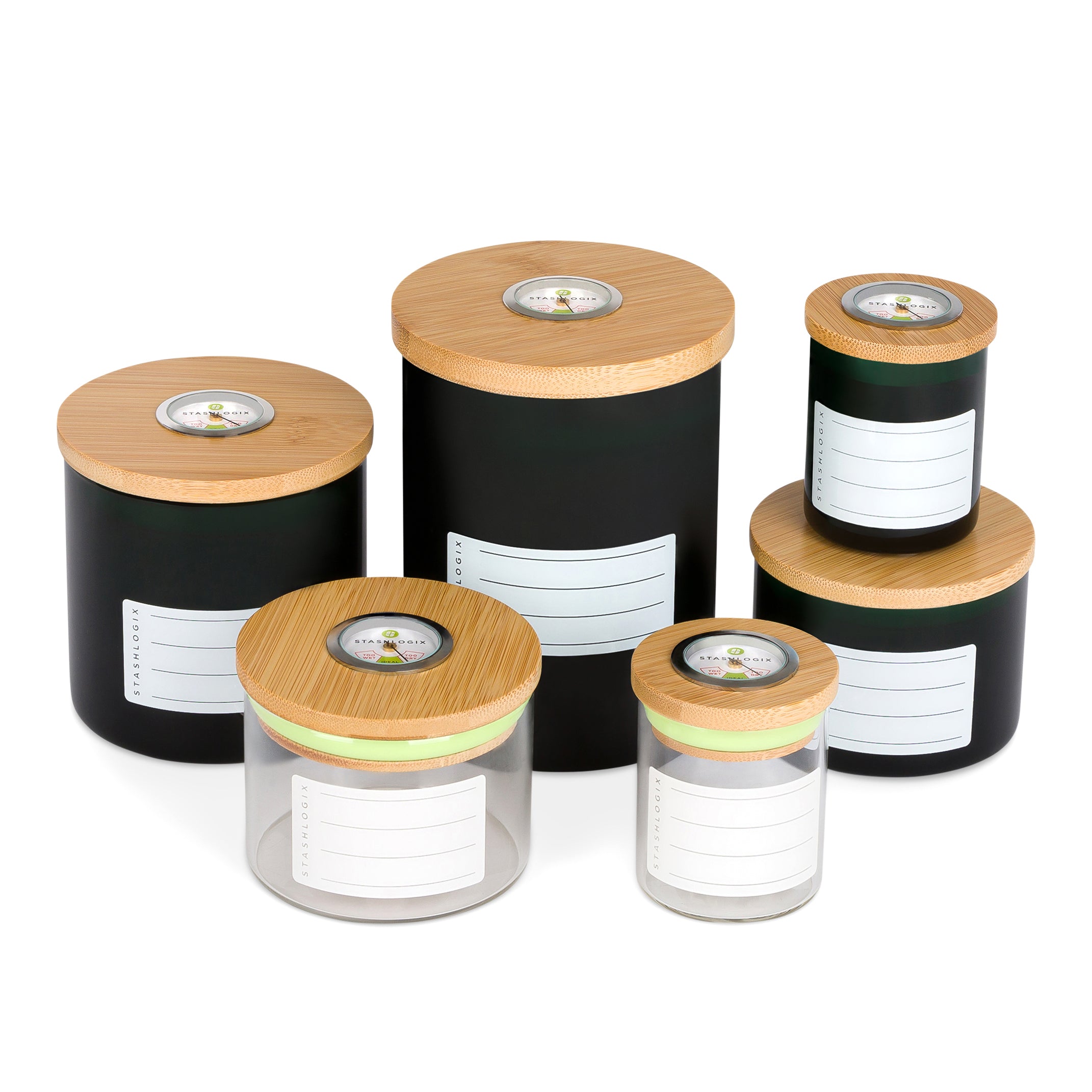 Bamboo SmartJar: Best Eco-Friendly Airtight Jar with Humidity Sensor ...